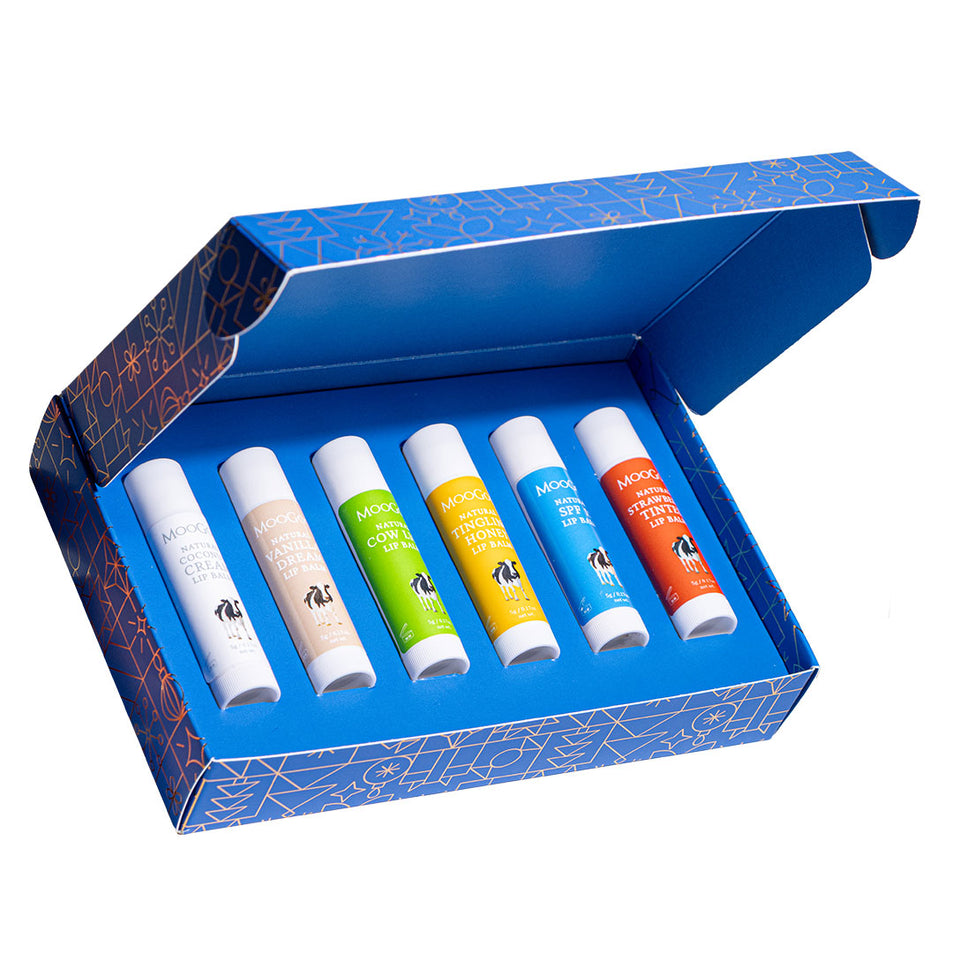 Christmas Lip Balm Gift Set | Natural & Edible Lip Balms – MooGoo UK